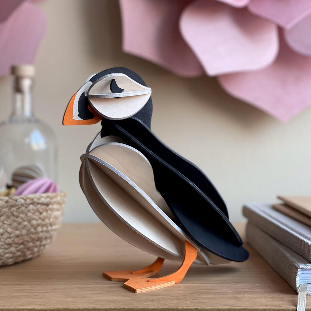 Lovi Puffin | Wooden Puffin Figure | Lovi Online Store